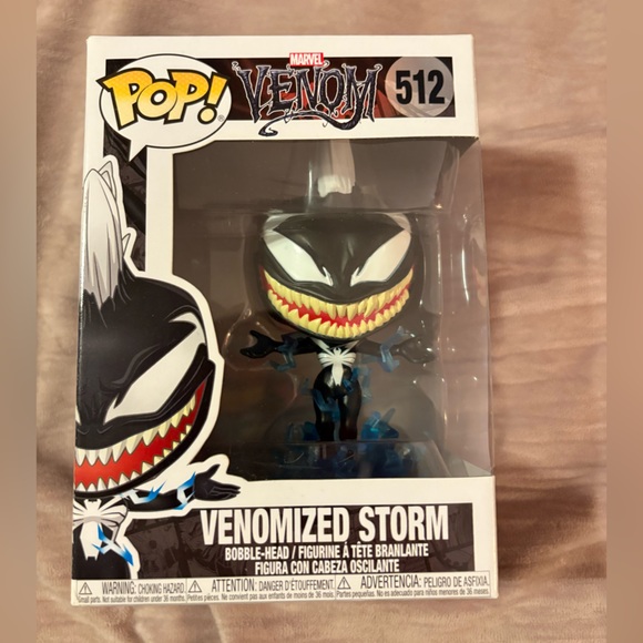 Funko | Art | Funko Venomized Storm Figure Black White Blue | Poshmark